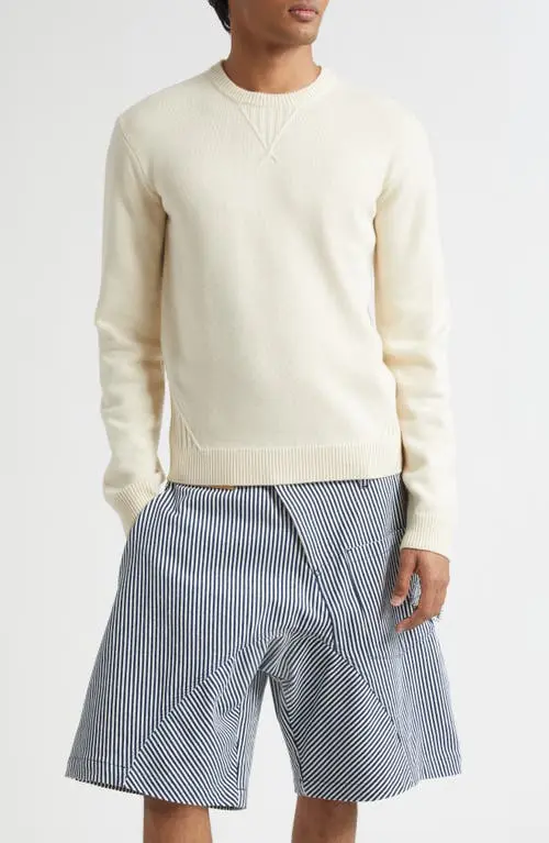 JW Anderson Oversize Cotton Crewneck Sweater