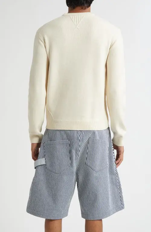JW Anderson Oversize Cotton Crewneck Sweater