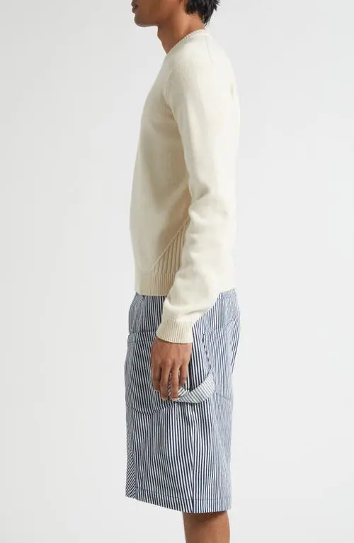 JW Anderson Oversize Cotton Crewneck Sweater