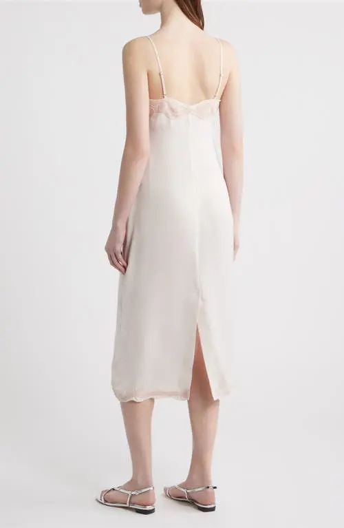 Rag & Bone Ann Embroidery Detail Midi Slipdress
