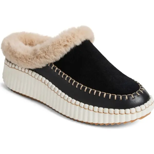 Jack Rogers Josie Faux-fur Sneakers - Black