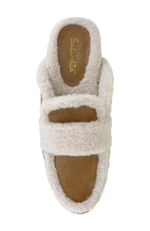 Splendid Faux Fur Mule - Caramel