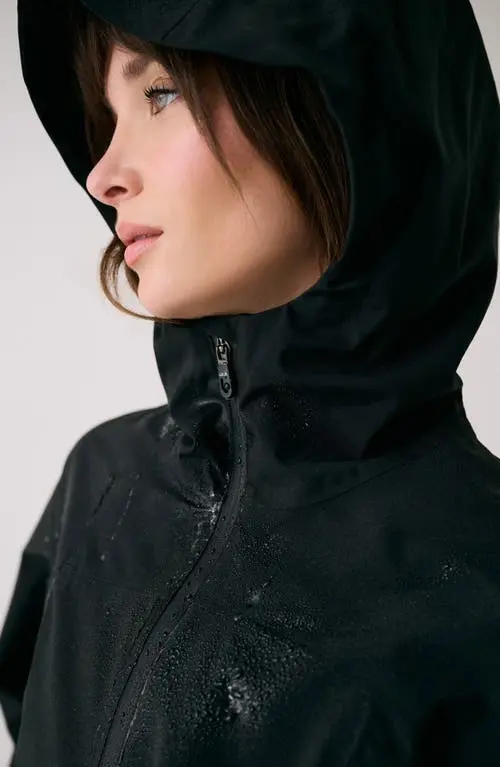 LOLE Element Long Windproof Rain Jacket - Black Beauty