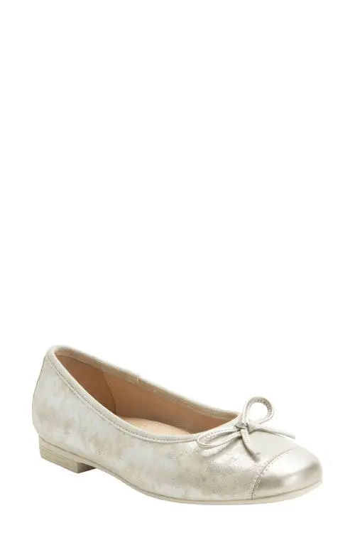 ALEGRIA BY PG LITE Talya Cap Toe Ballet Flat - Champagne Mist
