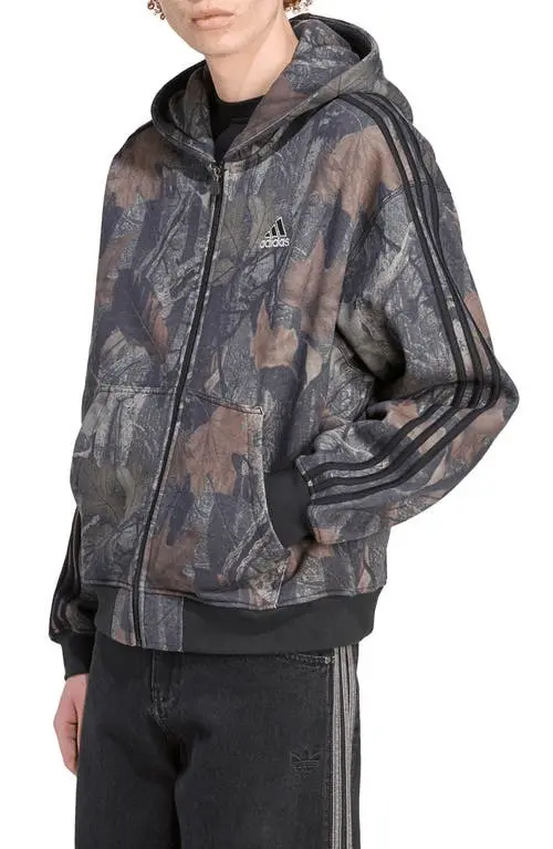 Adidas Camo Fleece Zip Hoodie