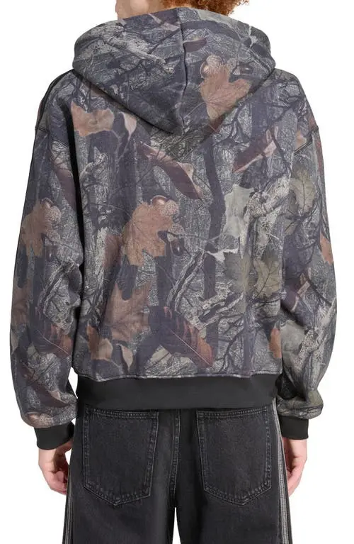 Adidas Camo Fleece Zip Hoodie