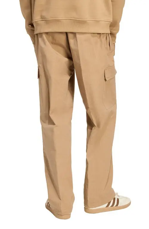 Adidas Trefoil Essentials Cotton Ripstop Cargo Pants - Cardboard