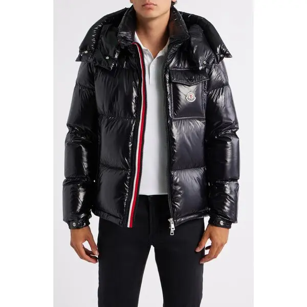 Moncler Montbeliard Short Down Jacket - Black