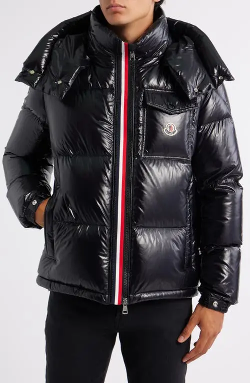 Moncler Montbeliard Short Down Jacket - Black