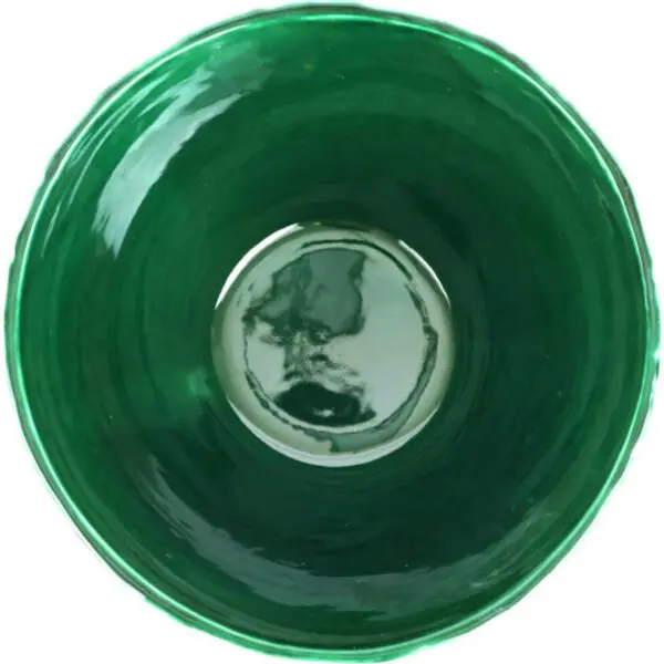 VIETRI Lastra Green Figural Bowl - Dark Green