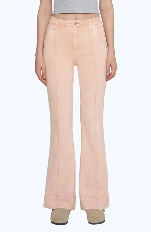 BAYEAS High-rise Flare Jeans - Pink