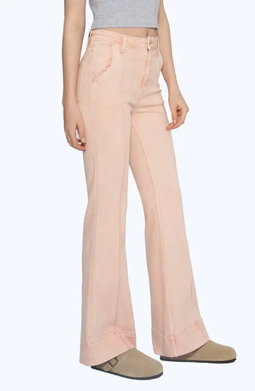 BAYEAS High-rise Flare Jeans - Pink