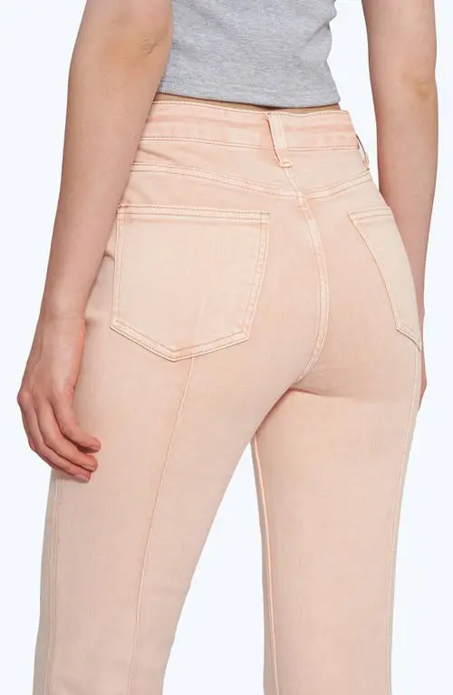 BAYEAS High-rise Flare Jeans - Pink