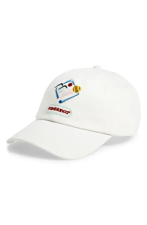 Casablanca Montagne Sportif Embroidered Baseball Cap - Casablanca Montagne Sportif