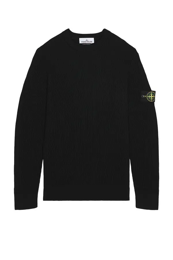 Stone Island Crewneck Sweater - Black