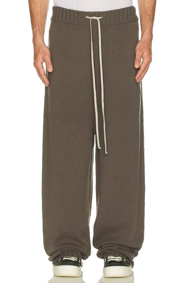 Rick Owens Track Pants In Grey