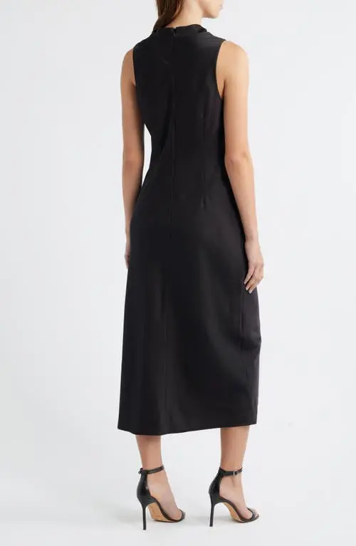 Sam Edelman Cowl Neck Maxi Dress - Black