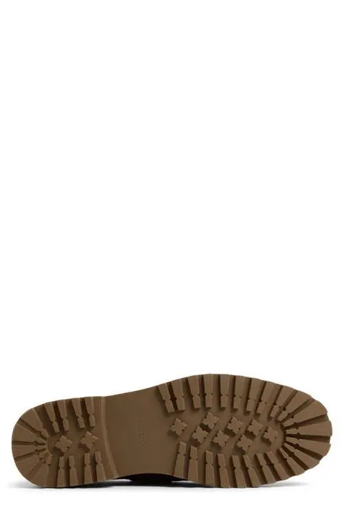 Aldo Lugged Boat Shoe - Dark Brown