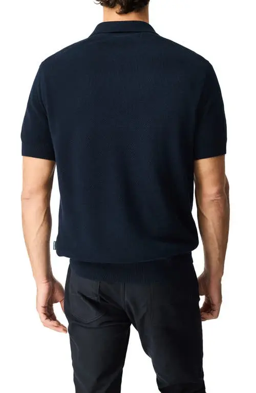 Rodd & Gunn Avalon Johnny Collar Polo - Eclipse