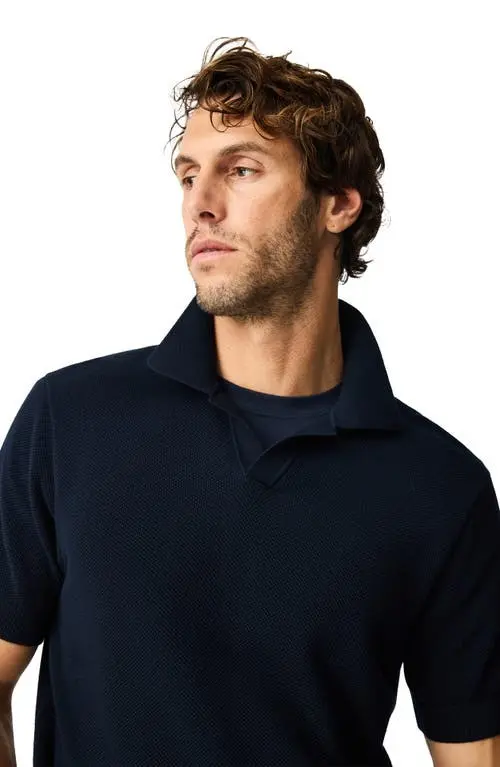 Rodd & Gunn Avalon Johnny Collar Polo - Eclipse