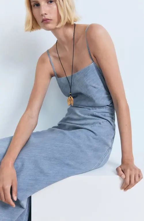 maxi dress under $30 Free People Taking Sides Maxi Dress in Blue