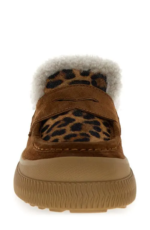 VOILE BLANCHE Pan Genuine Shearling Loafer