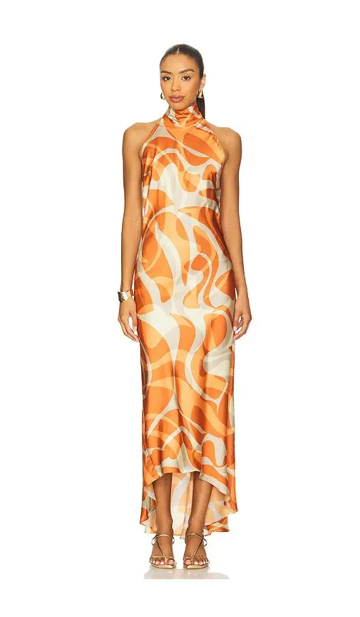 Misa Fiore Dress - Abstract Summer Shade