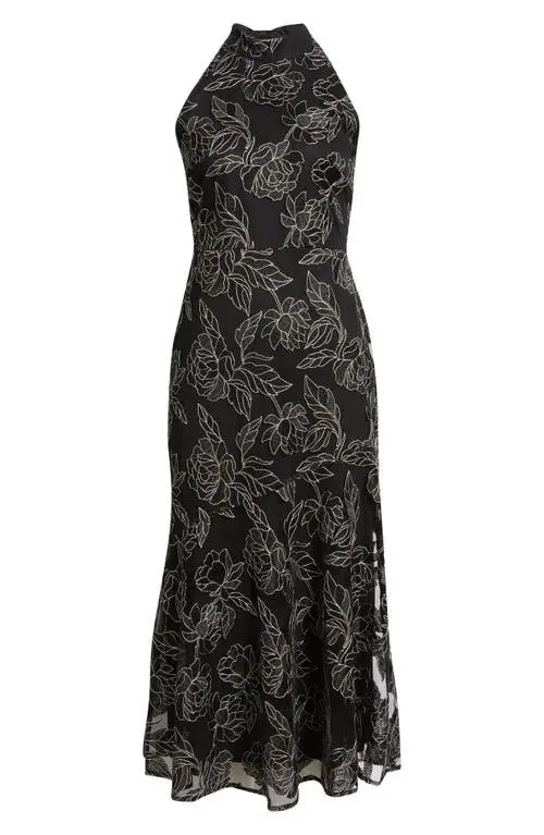 Sam Edelman Embroidered Fit & Flare Cocktail Dress