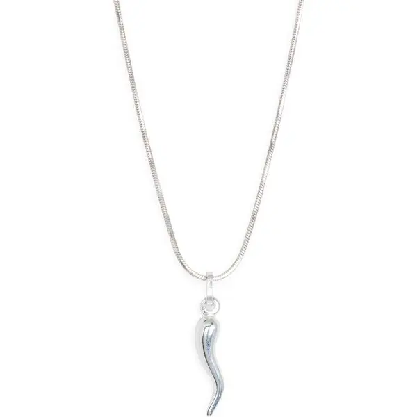 CHILD OF WILD Benedetto Cornicello Pendant Necklace - Silver