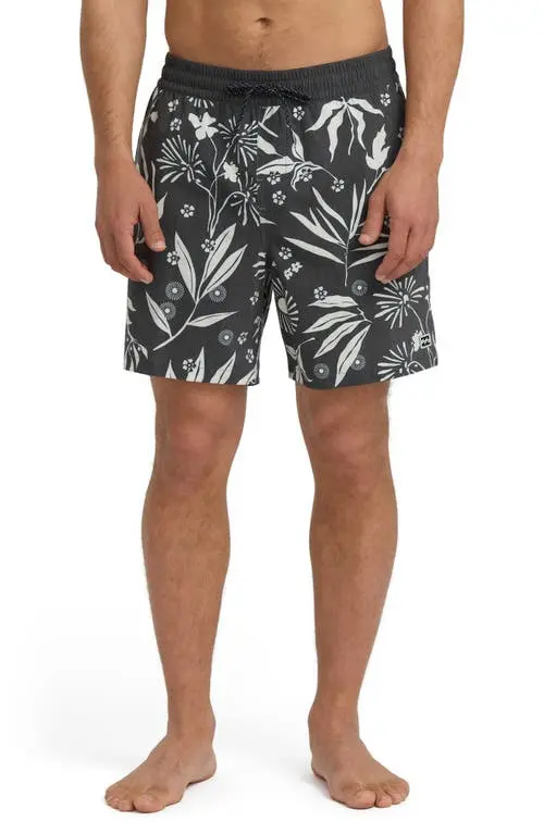 BILLABONG Cotton Blend Swim Shorts - Dark Stone
