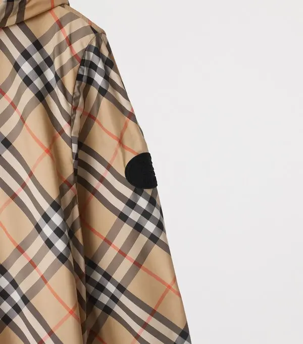 Burberry Check Hooded Jacket - Beige