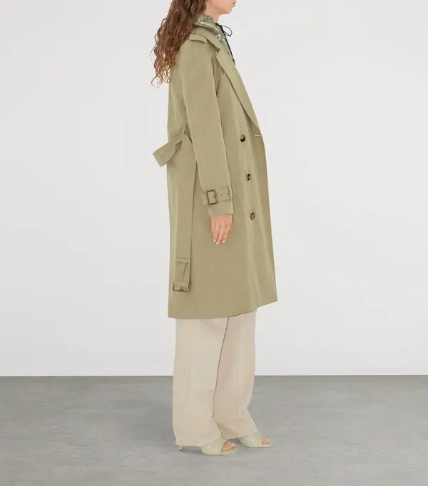Burberry Long Gabardine Trench Coat