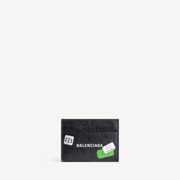 Balenciaga Cash Card Holder - Black