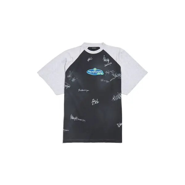 Balenciaga Banana Raglan Oversized T-shirt - Black