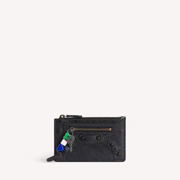 Balenciaga Le City Long Coin And Card Holder - Black