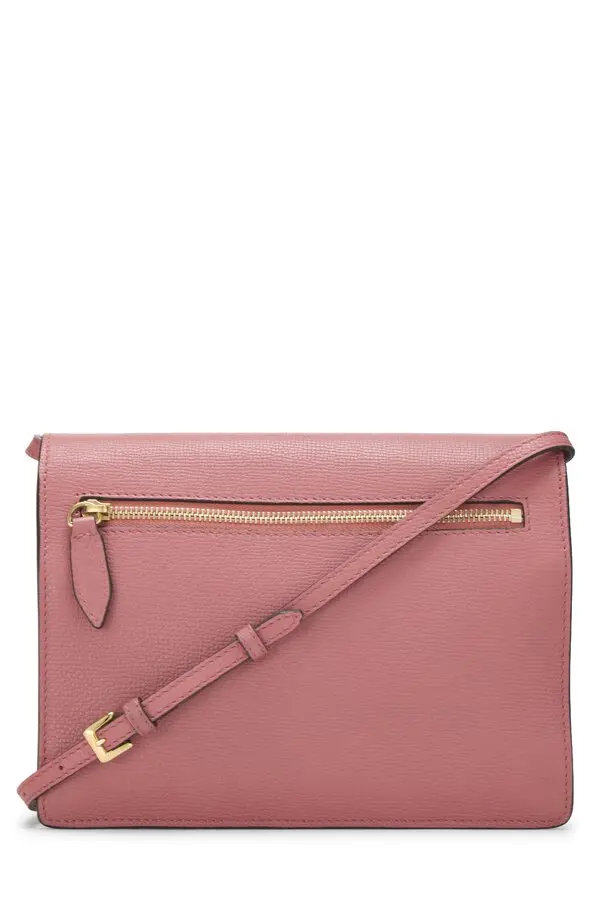 Burberry House Check Canvas Macken Crossbody - Pink
