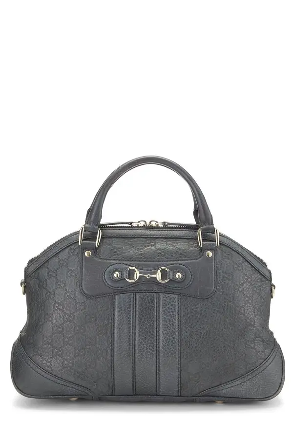Gucci Guccissima Catherine Dome Handbag - Navy