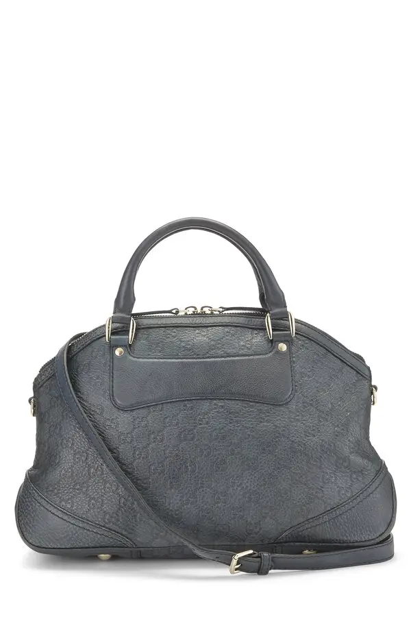 Gucci Guccissima Catherine Dome Handbag - Navy