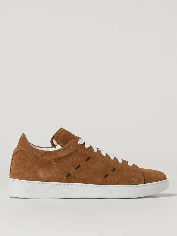 Kiton Suede Lace-up Sneakers - Leather