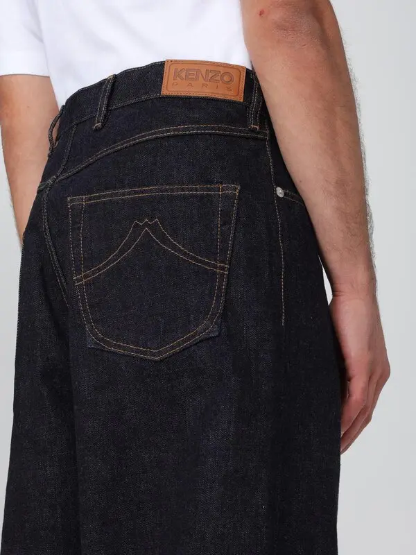 Kenzo Wide-leg Jeans - Blue