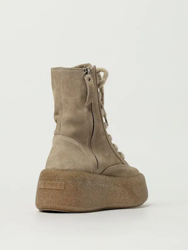 VIC MATIE Lace-up Boots - Beige