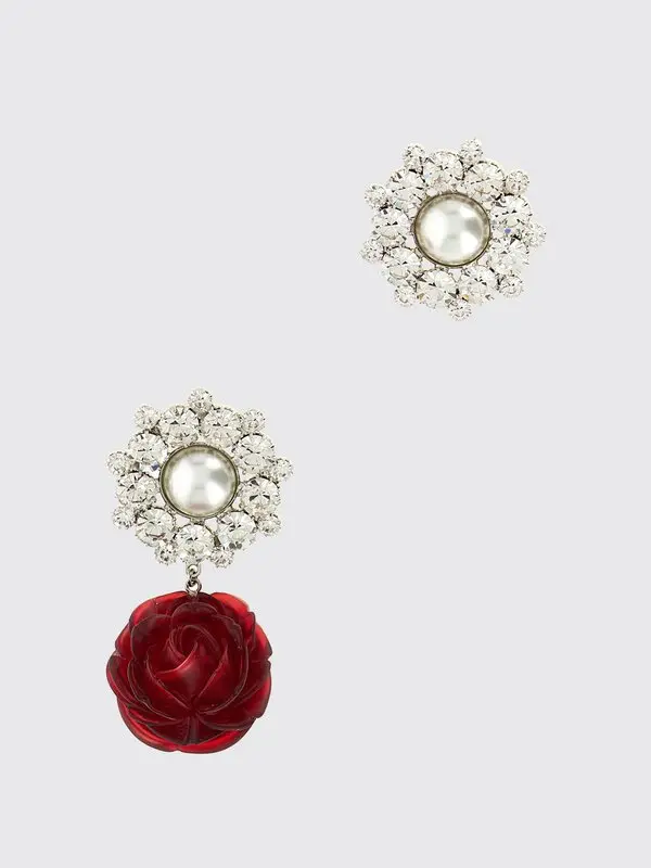 Magda Butrym Studded Earring - Red