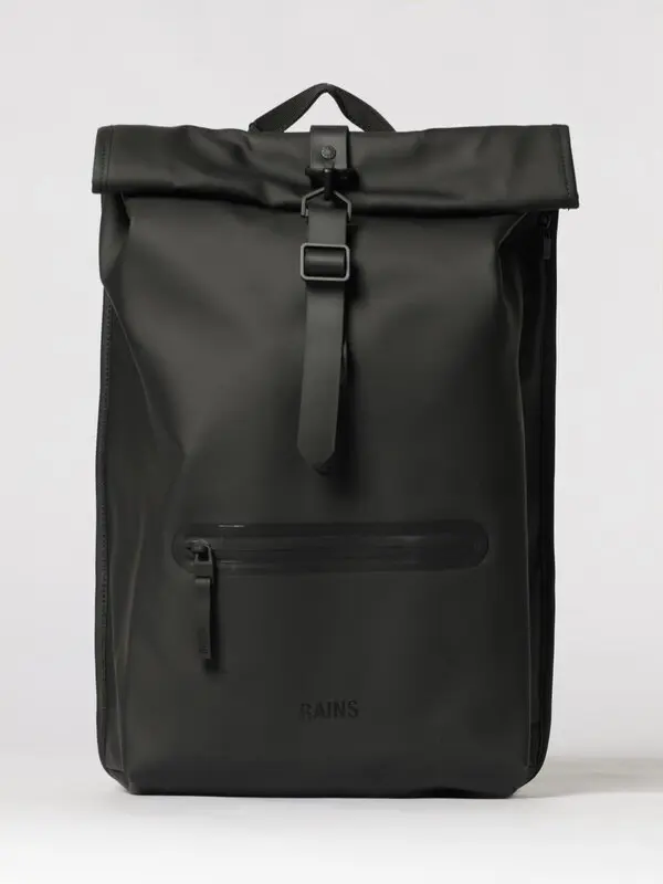Rains Rolltop Backpack - Black