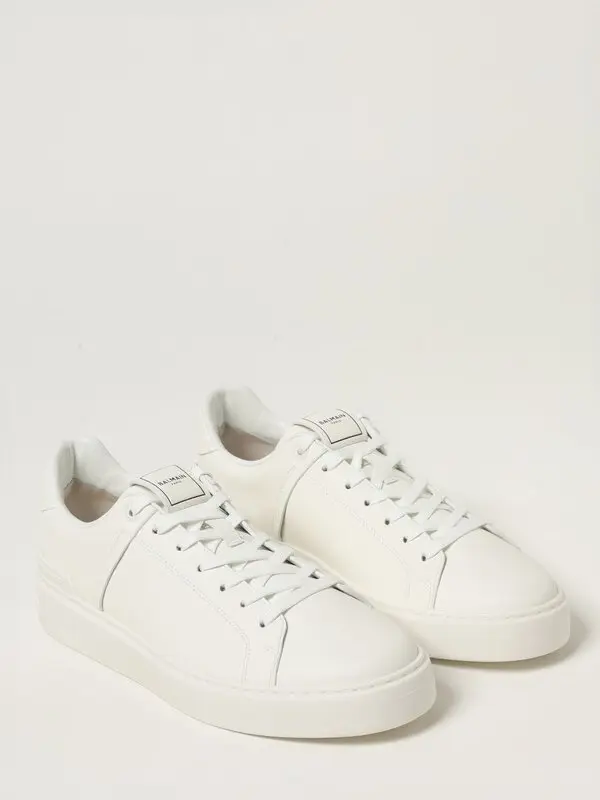 Balmain Lace-up Sneakers - White