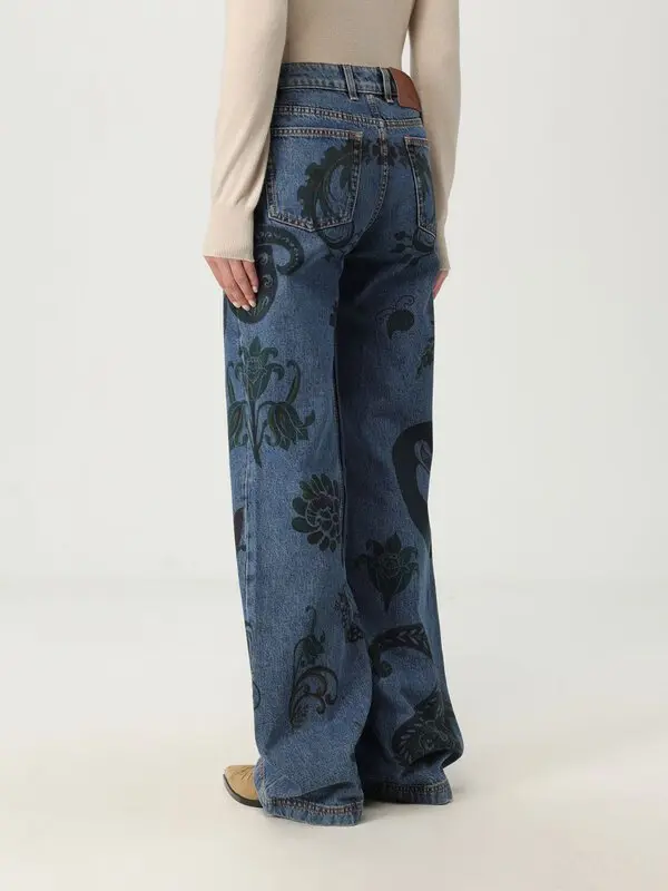 Etro Printed Flare Jeans
