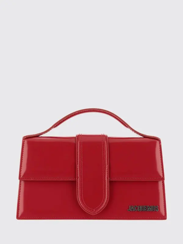 Jacquemus Le Grand Bambino Bag In Patent Leather - Red