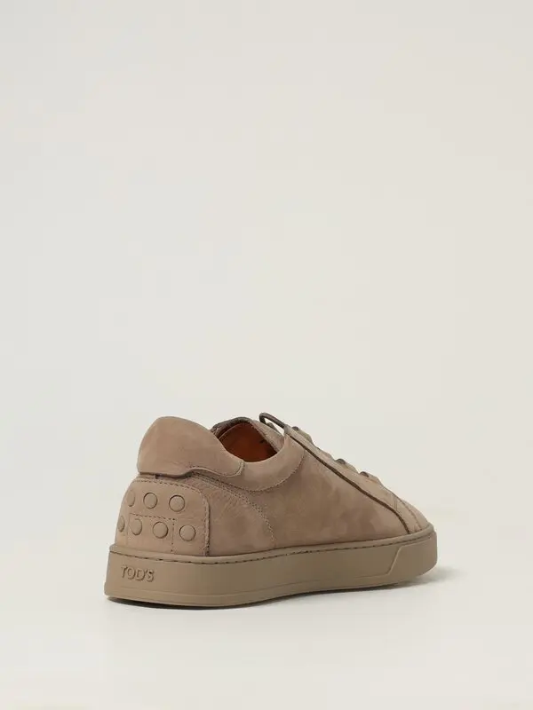 TOD'S Suede Leather Slip-on Sneakers With Gommini Heel Detail