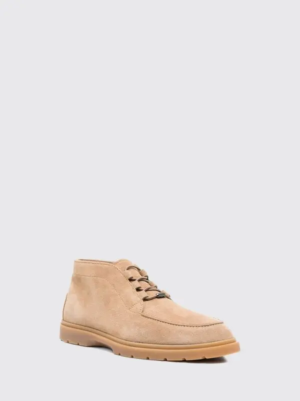 TOD'S Lace-up Suede Boots - Black