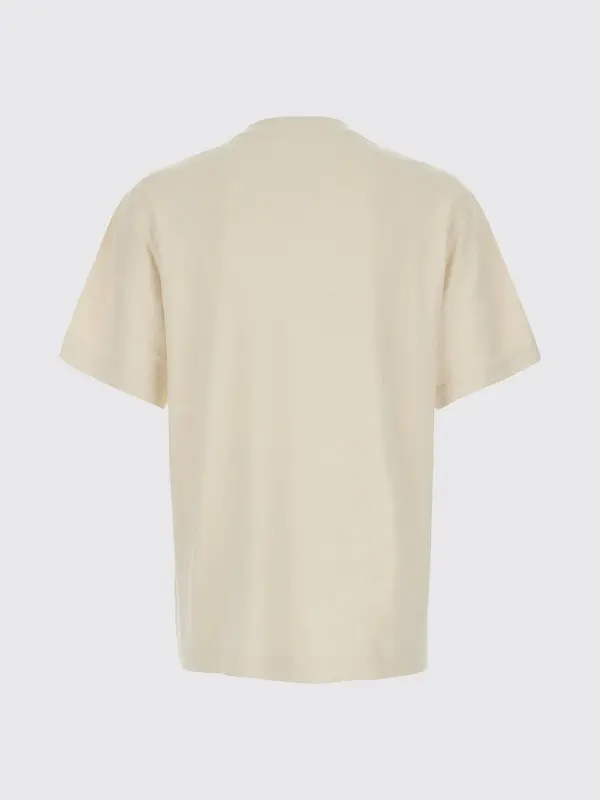 Jacquemus Contrast Appliqué Logo Cotton Crew-neck T-shirt - Yellow