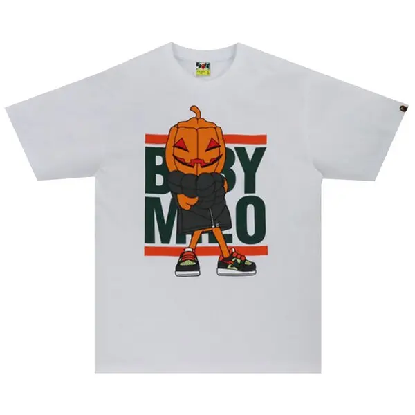 A BATHING APE Halloween Baby Milo Tee - White